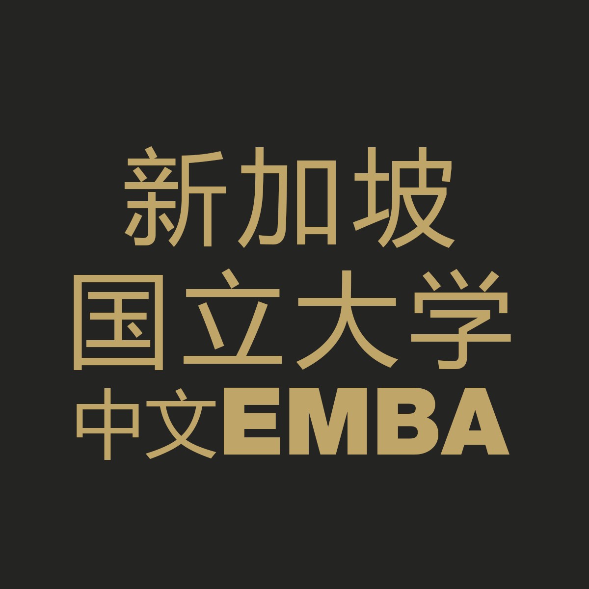 新加坡国立大学EMBA 