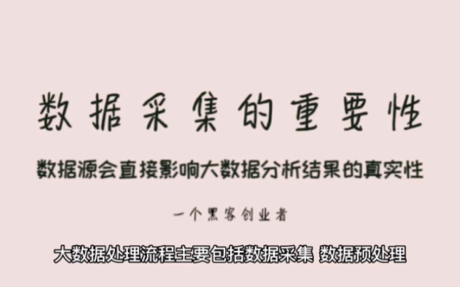 数据采集的重要性