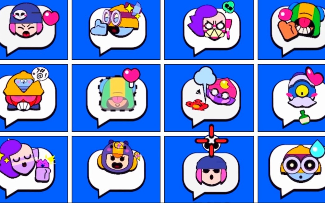 [荒野乱斗]最新动态表情展示