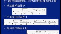 抽样基础10 09抽样的标准误差计算