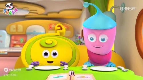 宝宝巴士动画:餐桌礼仪,甜甜酸酸餐桌礼仪你知道吗,不能大说话