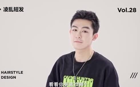 BUFFLAB 一分钟发型教程 Vol.28 「凌乱短发」男士发型 男生发型 ...