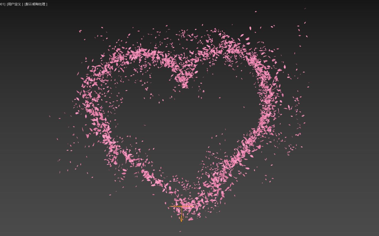 ...小亮老师讲解3dmax野生特效教程,TyFlow制作花瓣路径跟随组成图案