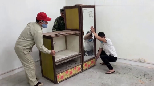 旧家具修复,成品焕然一新,精湛的木工技艺