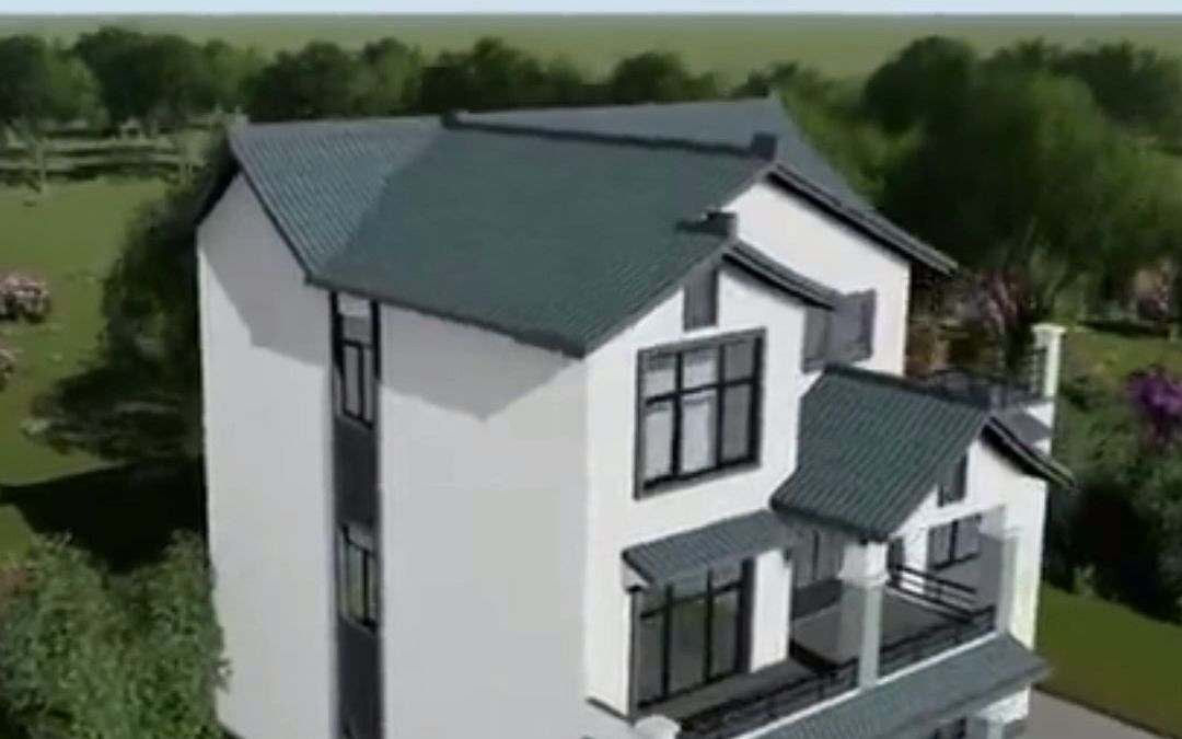 农村三层小洋房别墅自建房怎么设计更好看?