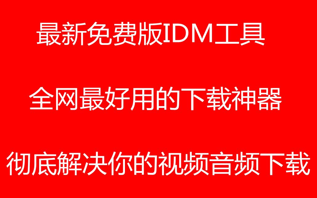 最新免费版IDM下载神器