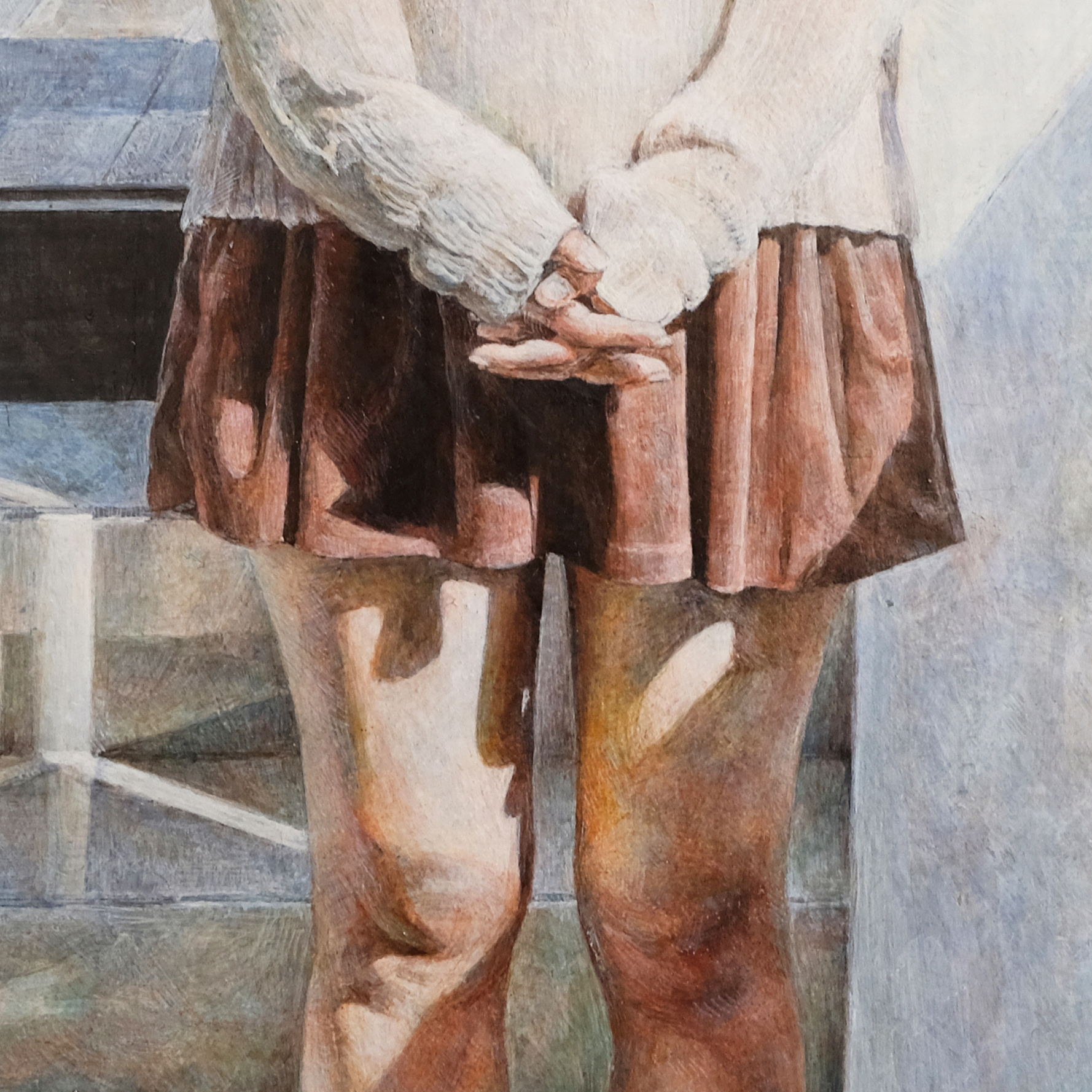 卡在树上的艺术家 