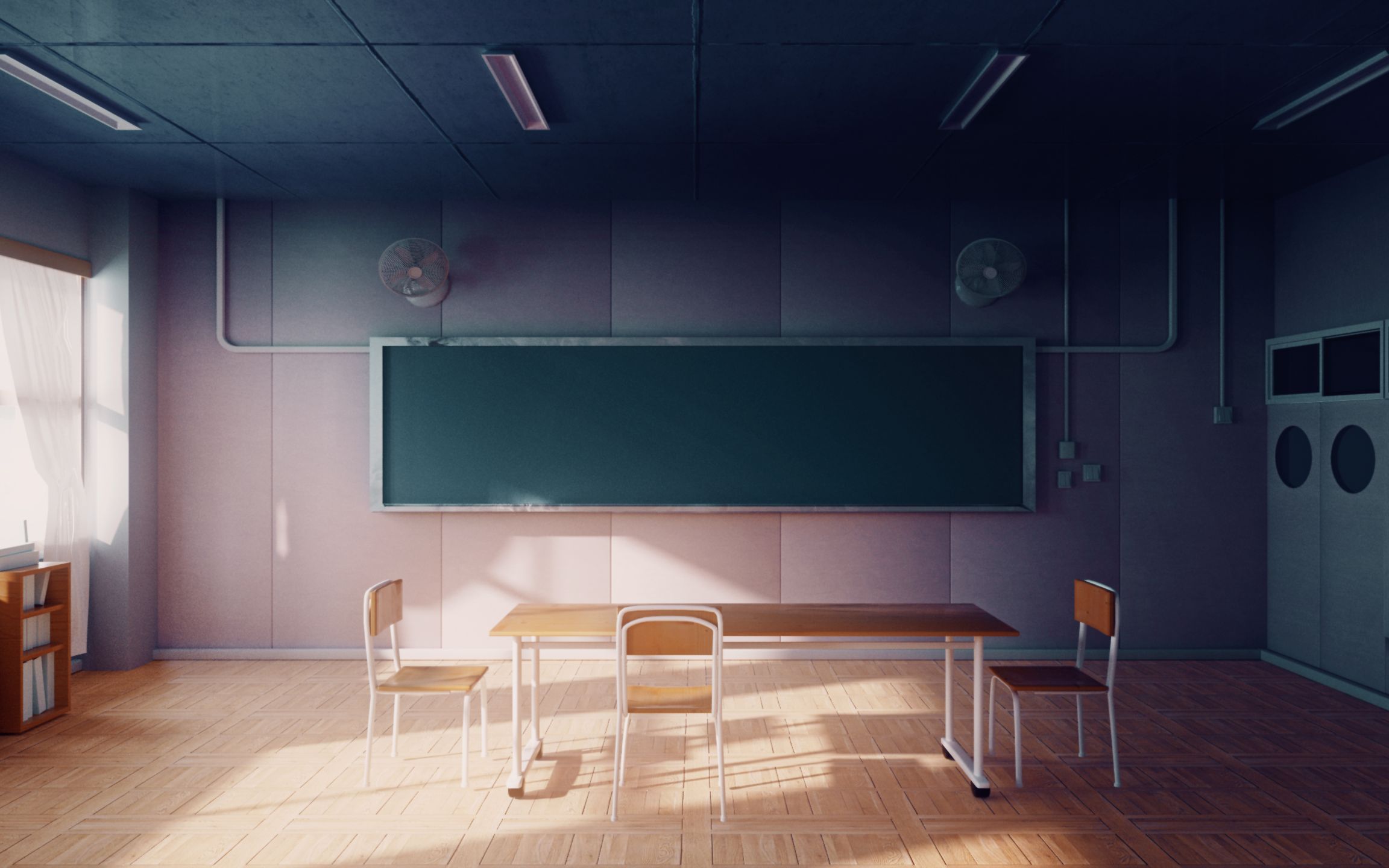 用三维还原动漫场景从建模到后期全过程