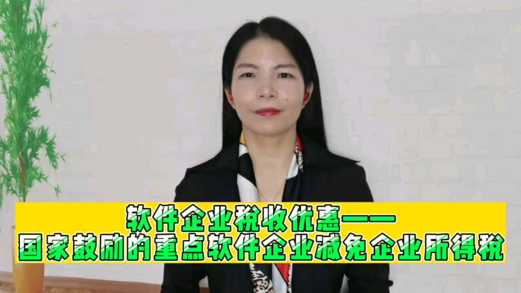 国家鼓励的重点软件企业减免企业所得税