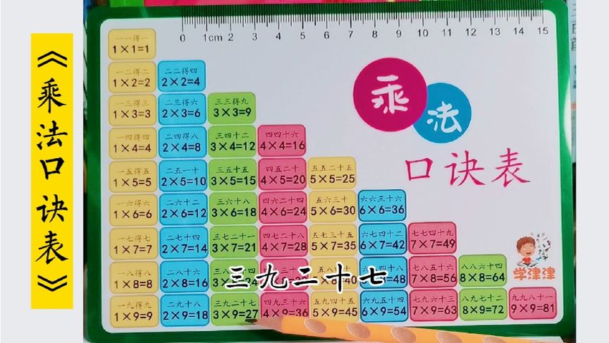 乘法口诀表来啦需要的赶紧收藏起来吧