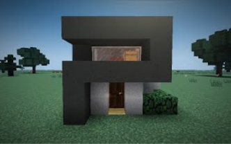 MC建筑教程-如何建造一个极其小的现代别墅-新手向