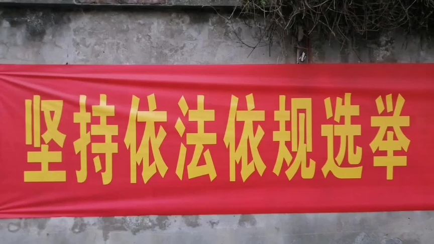 公益广告•社区选举#硬核标语 #生活隨拍 #硬核宣传