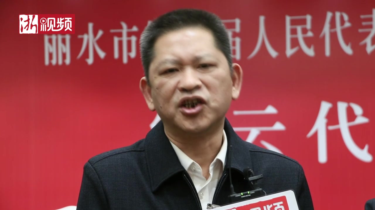 两会视频访谈丨浓墨重彩绘就丽水瓯江山水诗路