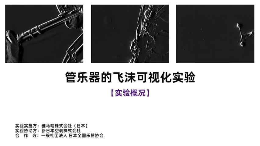 【新冠病毒传播新途径?】吹奏管乐器时的飞沫可视化实验