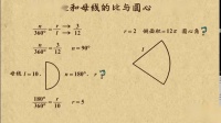 底面半径和母线的比与圆心角