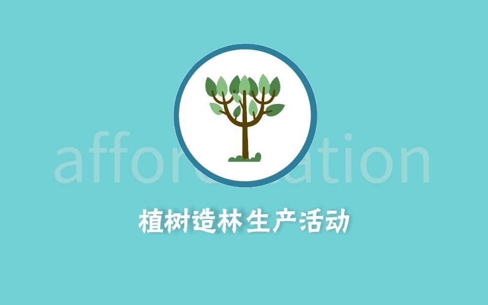 植树节MG动画