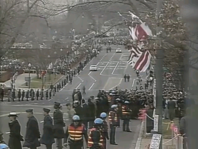 1989年美国前总统老布什的总统就职典礼