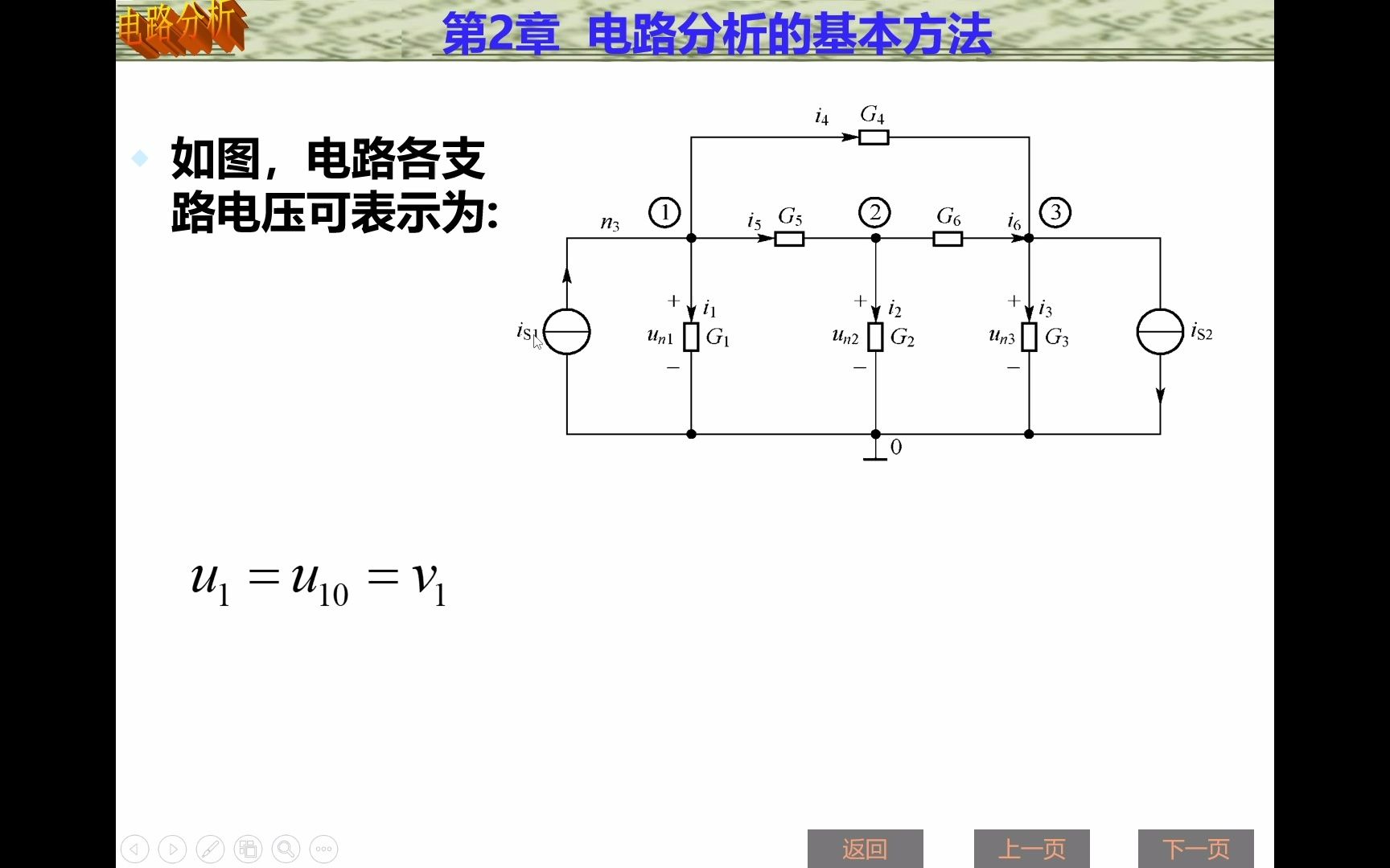 4.0电路基本分析法节点电压法