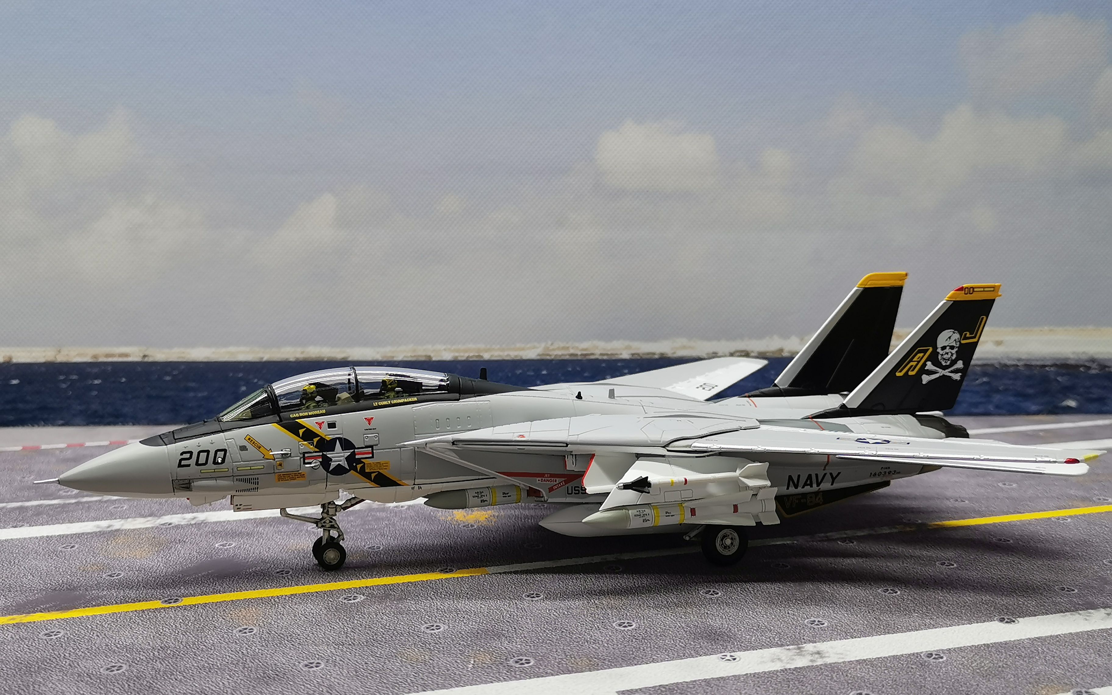 开箱 第5期 Calibre Wings F-14A VF-84 AJ200 开箱分享 非评测 ...