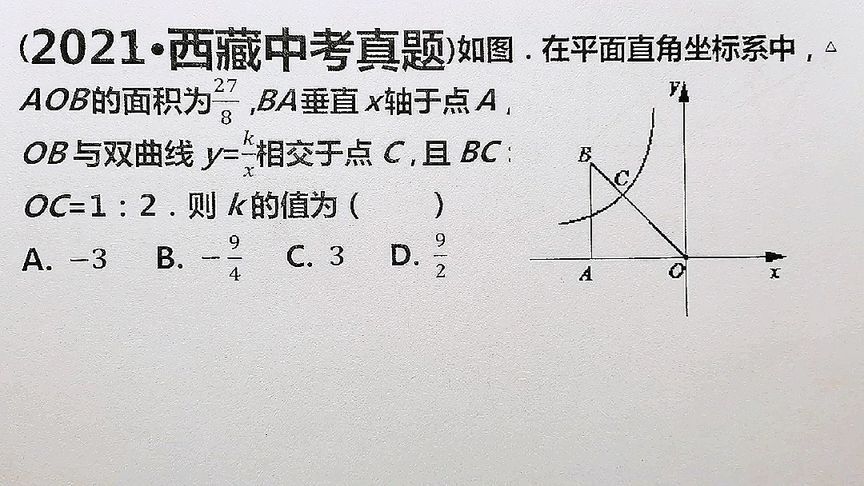 初中数学,k的几何意义