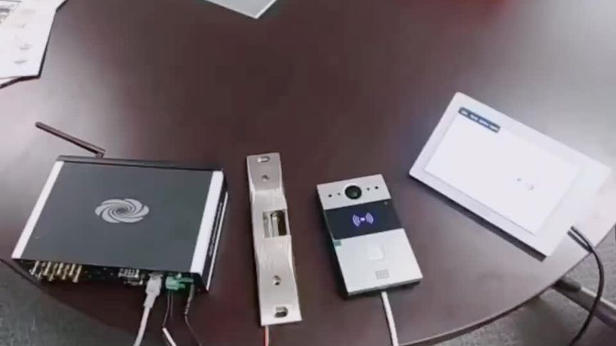 门口机和触摸屏之间的视频通过rtsp接入,音频通过sip协议接入