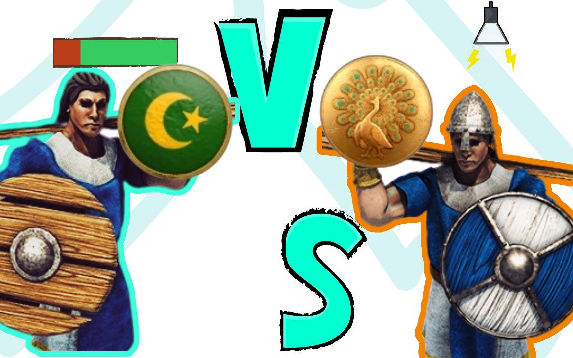 【帝国时代2决定版】土耳其矛兵 VS 缅甸掷矛兵《#单位对决》_单机...