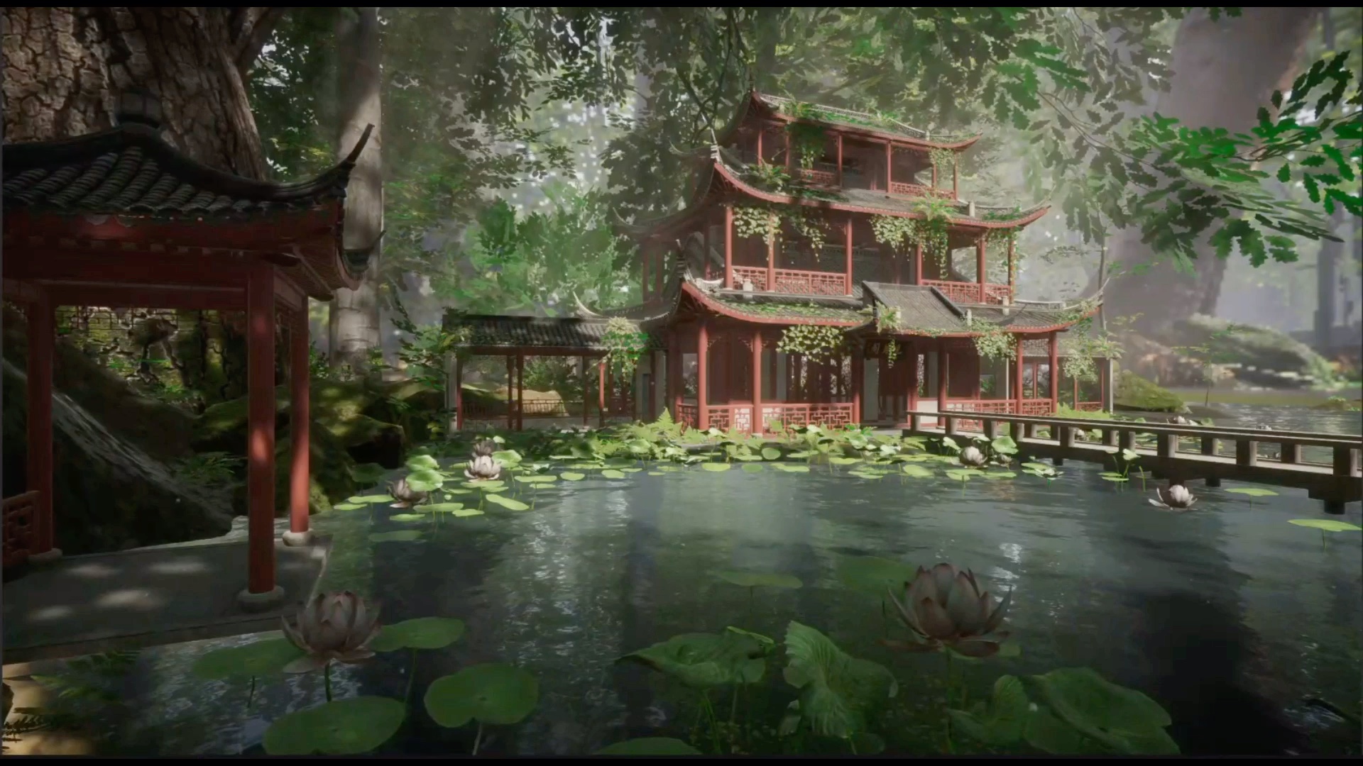 Unity古风场景搭建 中式园林