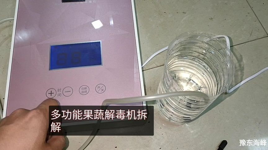 果蔬解毒机真的能去除有害物质吗?拆解一台用实验来告诉你