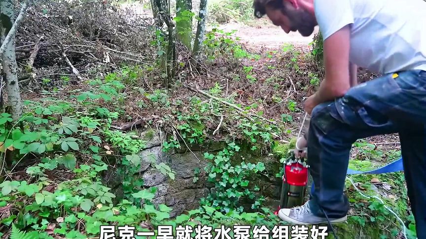 百年废弃城堡,重新改造#野外建造 #庇护所建造 #末日堡垒