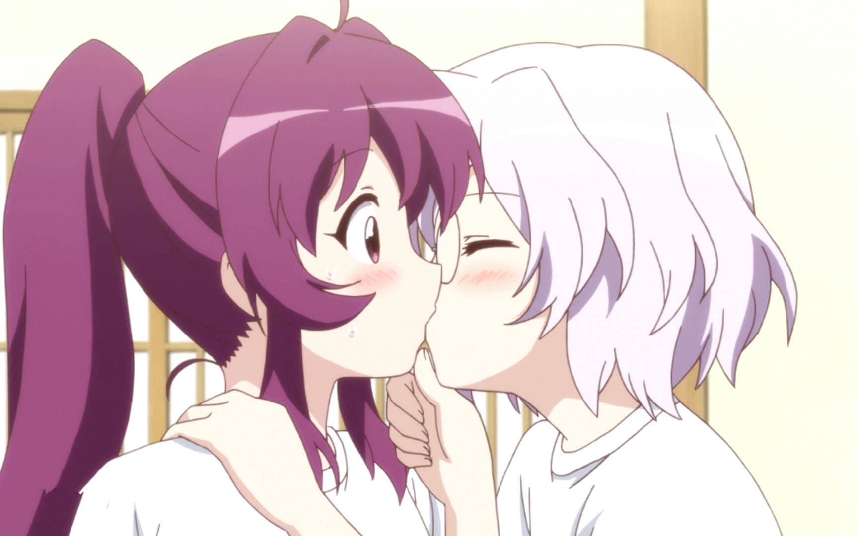 妹子强吻我也就罢了,居然还拉丝! 【动漫接吻第一期】