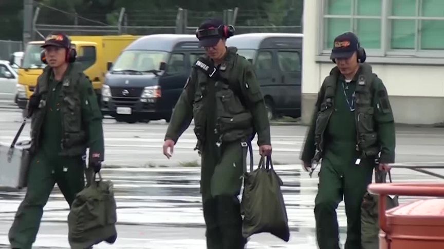 实拍日本P1反潜机,四发涡扇海上巡逻机,30个声纳浮标