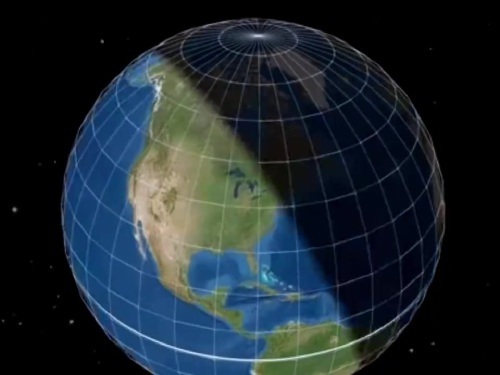 地球内部运动的动画