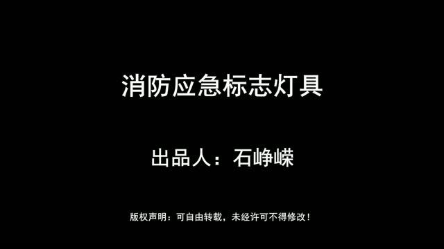 消防应急标志灯具