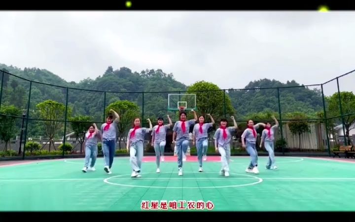 元旦开场舞|教师元旦舞蹈|红星灿灿ߌ�运动会元旦开场舞,活泼动感,...