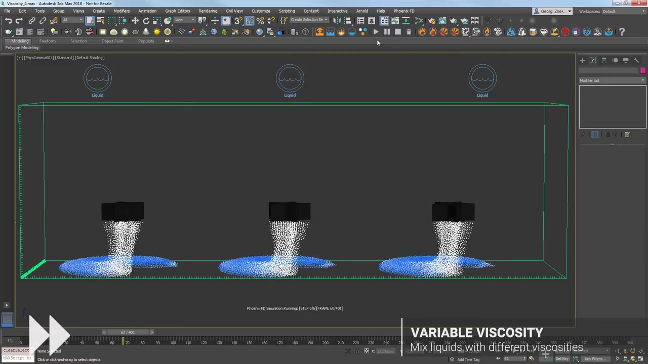 PhoenixFD流体模拟3DsMax插件V3.1新功能预览