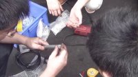 深圳市久通机电油位传感器截断后固定视频!