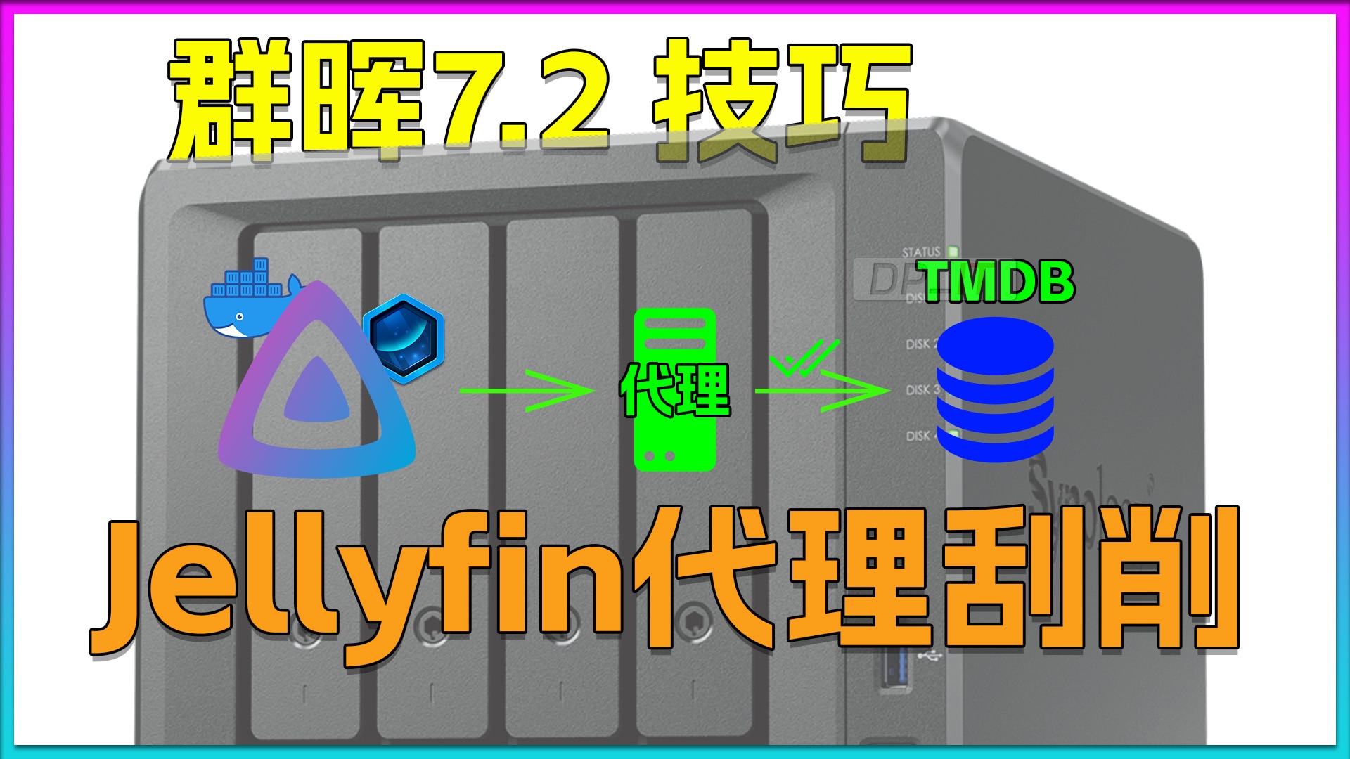 Jellyfin代理刮削,代理访问TheMovieDb数据库