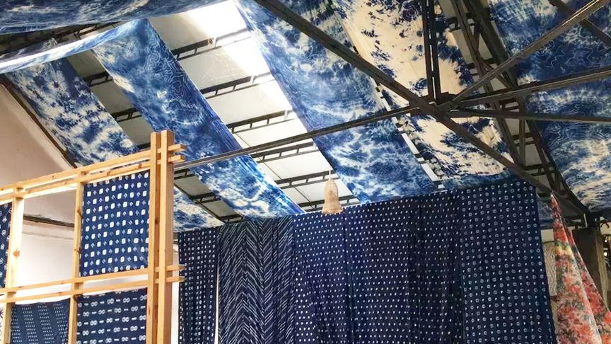 云南白族的扎染工艺,太美了!