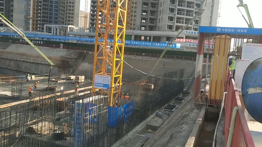 混凝土浇筑#记录工地生活 #施工现场