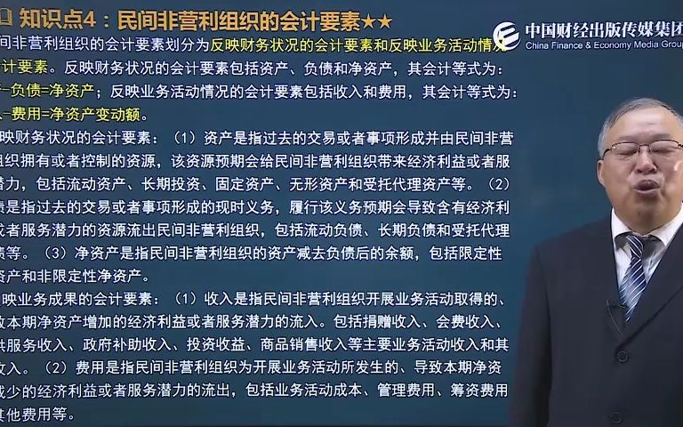 【中级会计职称】 中级会计实务第二十四章——民间非盈利组织的...