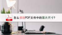 怎么修改PDF文件中的图片尺寸?—江下办公