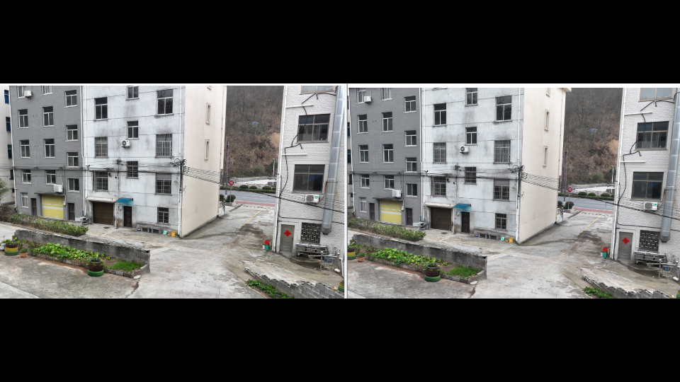 大疆御3之椭圆形长焦和圆形长焦的差别。