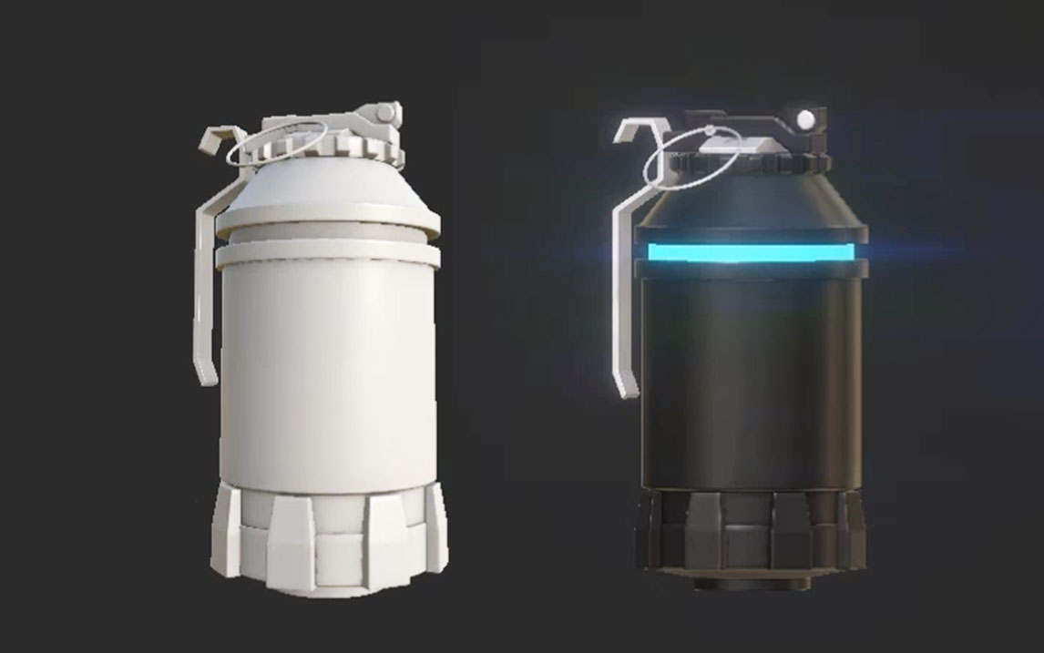 【blender新手教程】小白也不想错过的零基础手雷案例教学