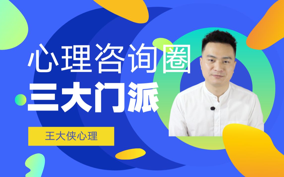 心理咨询圈三大门派哪个最厉害? | 咨询师入门必看 | 王大侠心理