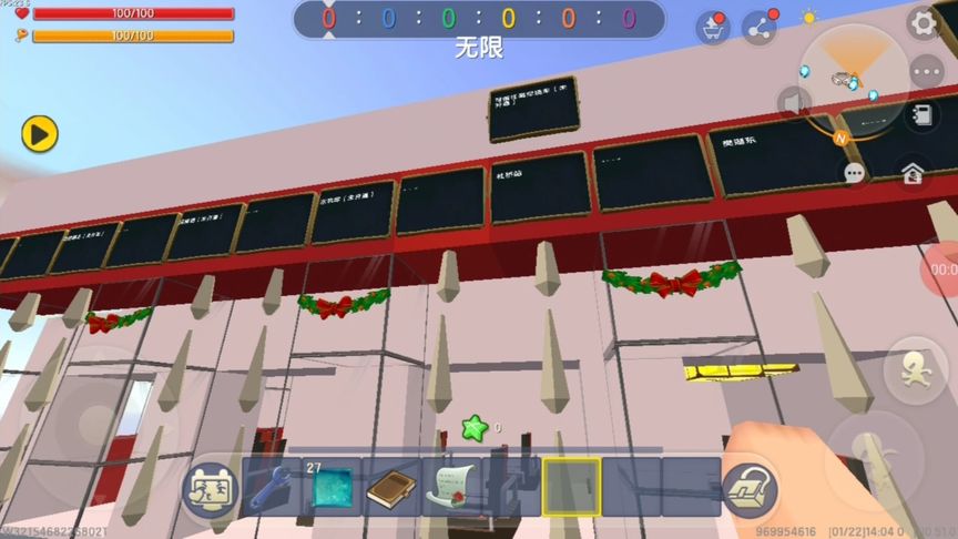 迷你世界地铁模拟器,有览车