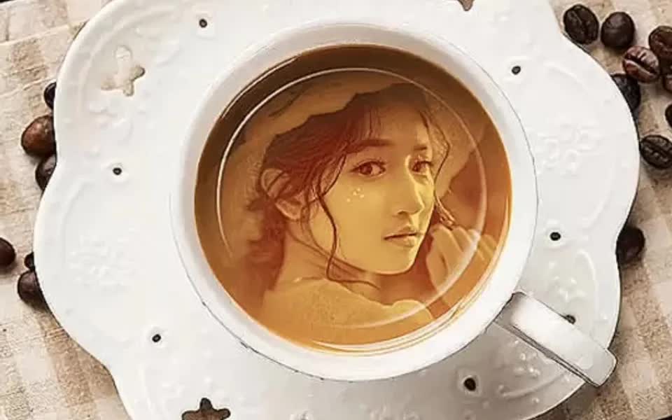 PS制作咖啡拉花效果
