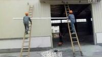 钢结构厂房大型平移门安装教程