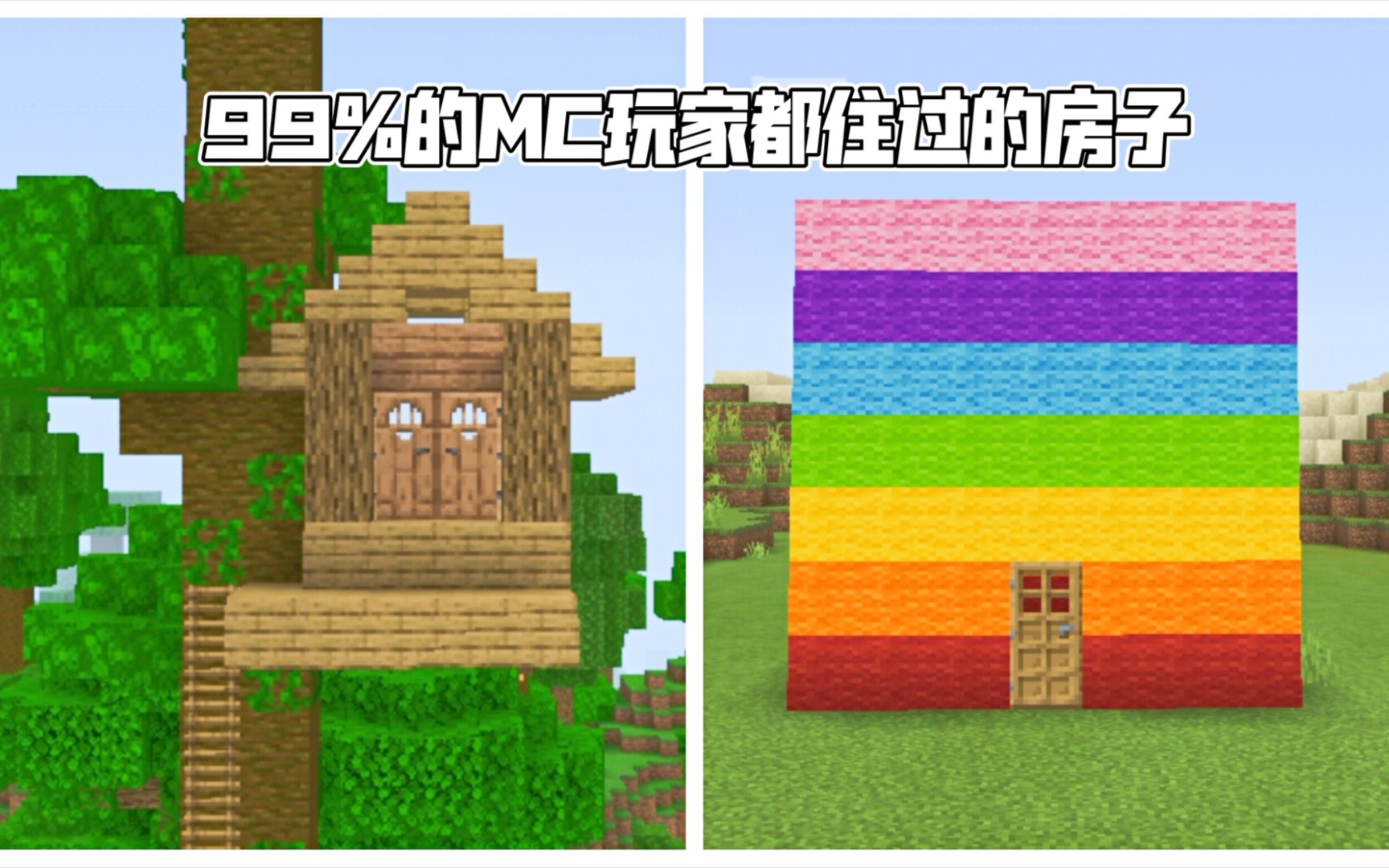 【我的世界】99%的MC玩家都住过的10种房子!②