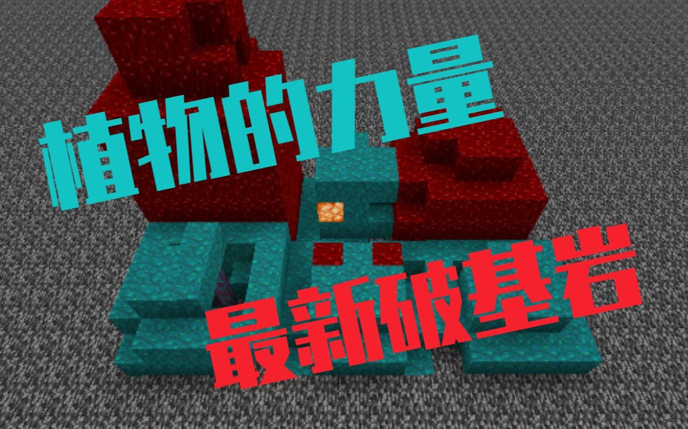 【科 学 游 玩】1.16破任何方块(可破基岩、末地门、命令方块)