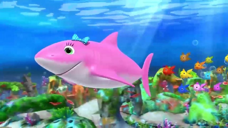 创意早教动画:宝宝在海底世界游玩,鲨鱼在跳舞,第三部